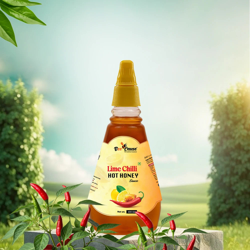 New Lime Chilli Hot Honey Sauce | Tangy Fusion & Sweet Heat – Bee Cause